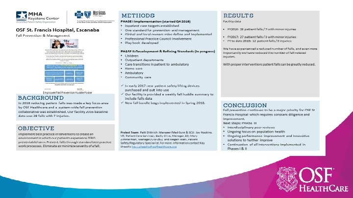 ST FRANCIS HOSPITAL ESCANABA MI Fall Prevention and