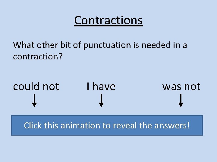 Punctuation Walt Add a range of punctuation into