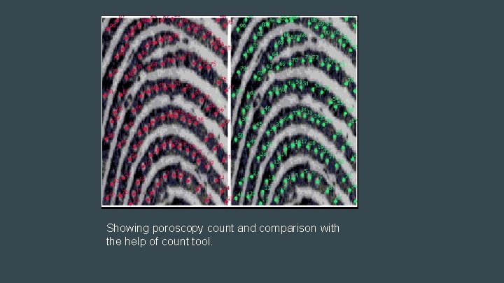 BASICS OF FINGERPRINTING SIGNIFICANCE OF POROSCOPY AND EDGEOSCOPY