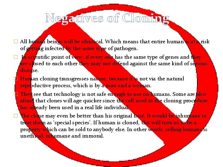 Cloning By Vian Nguyen Adrien Rene Cloning is