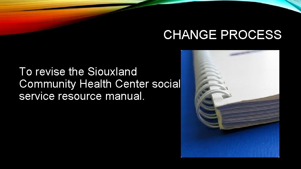 COMMUNITY RESOURCE MANUAL Gabriela Valdovinos Siouxland Community Health