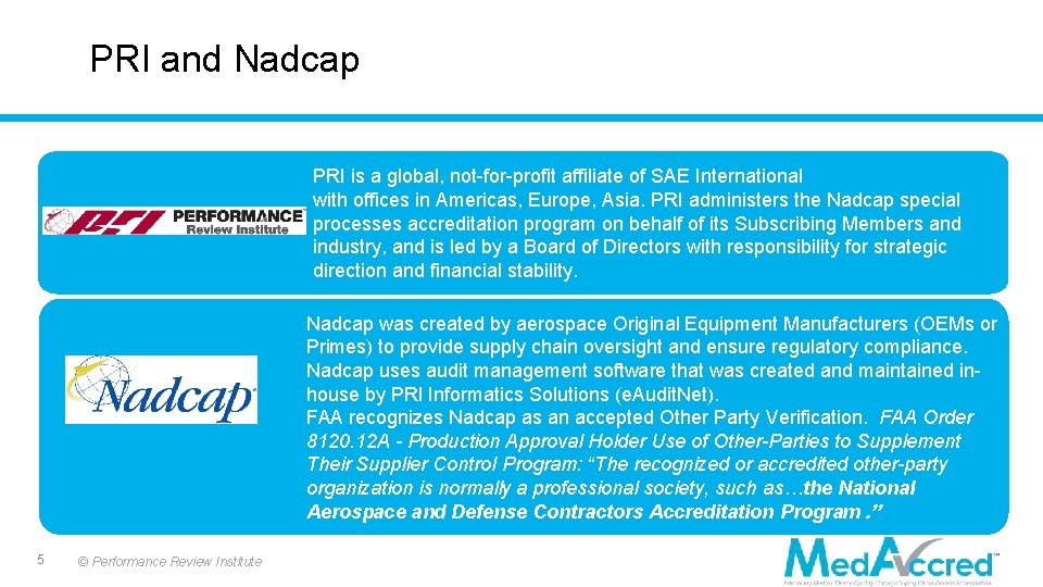 The materials provided online by Performance Review Institute