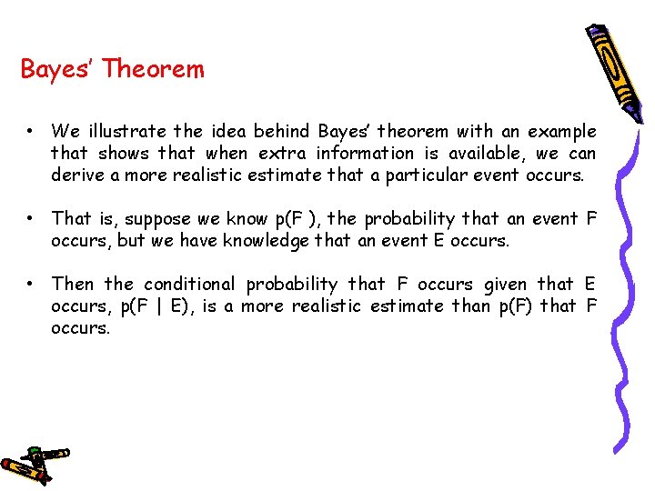 Discrete Math Bayes Theorem Introduction There are many