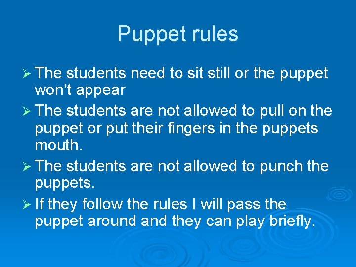 Puppets in the classroom By Ken Haack ETEC