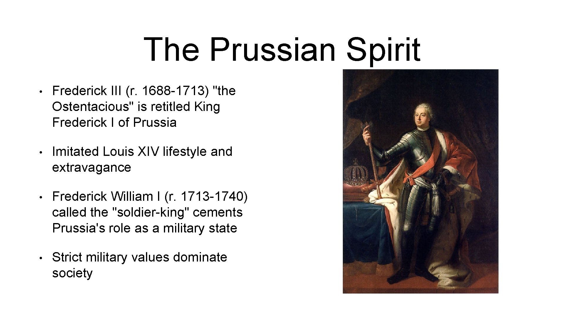 The Prussian State The Sparta of the North