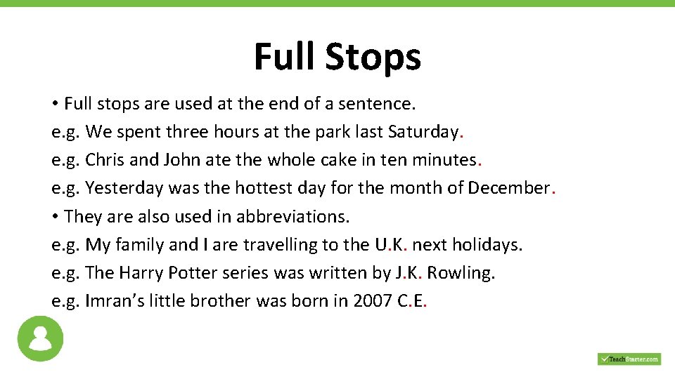 Teacher Notes This Power Point presentation has been