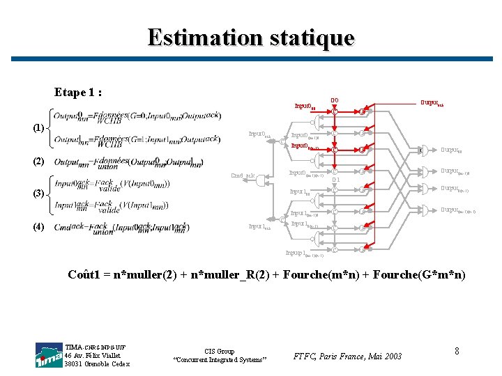 Estimation et optimisation de la consommation dnergie des