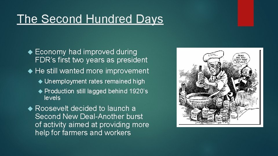 Chapter 15 The New Deal SECTION 1 A