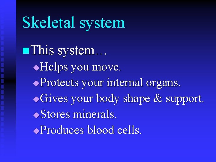 Human Anatomy An overview of the human body