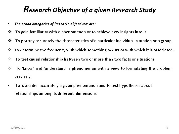 Legal Research Objectives To familiarize students with objectives