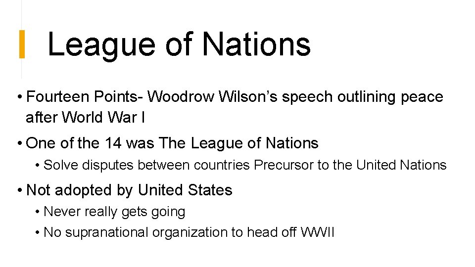 Growing tensions of World War II 7 5