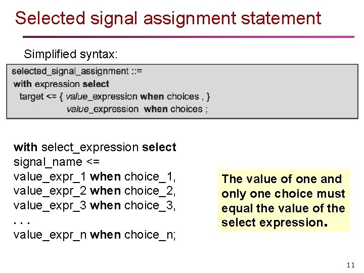 IAY 0600 Digital Systems Design VHDL discussion DataflowBehavioral
