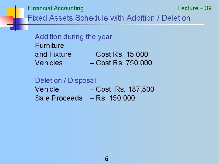 Financial Accounting Lecture 39 Solution Beta Private Limited