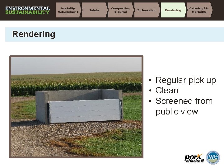 Mortality Management Safety Composting Burial Incineration Rendering ...