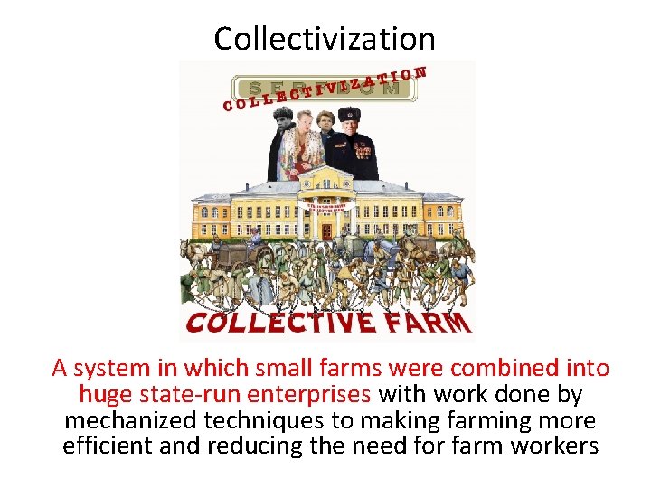 Chapters 8 and 9 Russia Vocabulary Mr Greaser