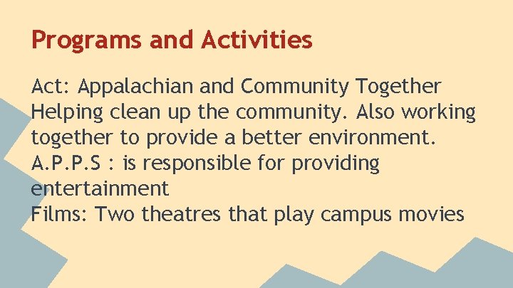 Appalachian State University By Mikayla Mitchell Quick facts