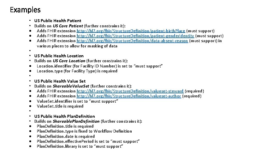 A U S Public Health Profiles Library for