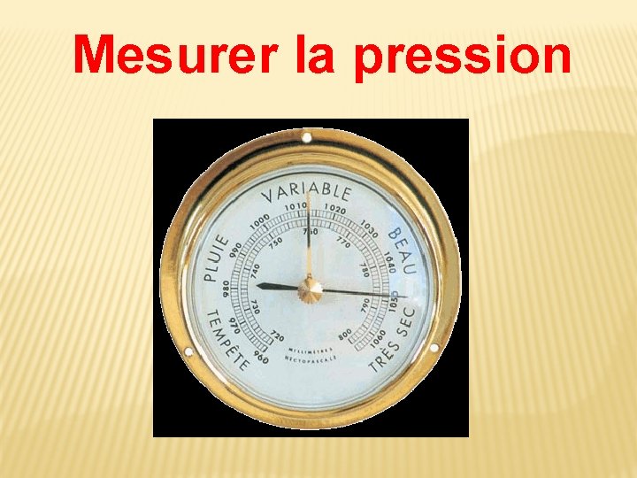 Chapitre 20 Et si nous rflchissions La pression