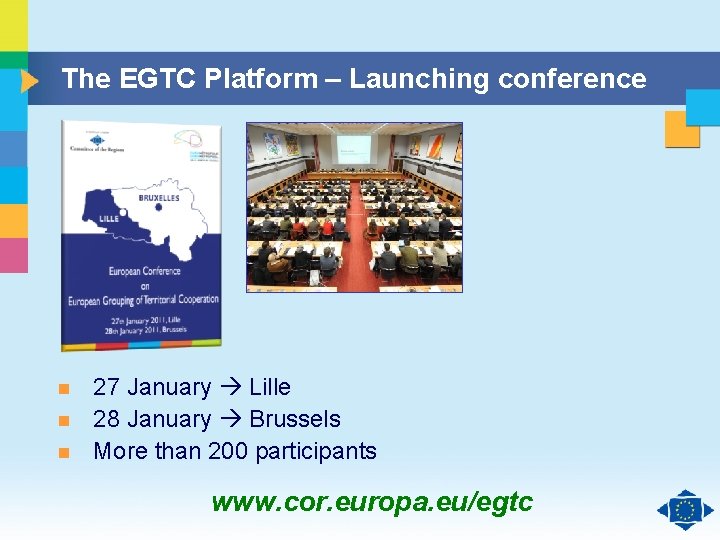 European Union The EGTC Platform Click to edit