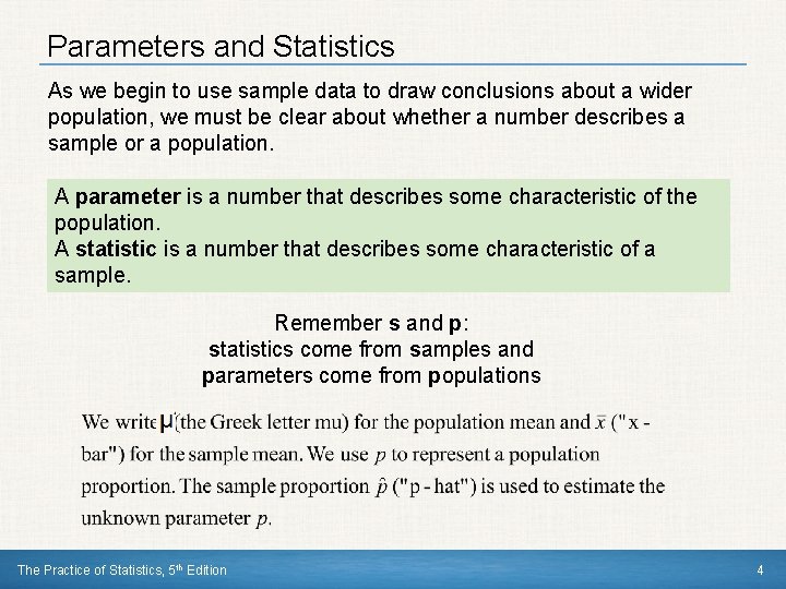 CHAPTER 7 Sampling Distributions 7 1 What Is