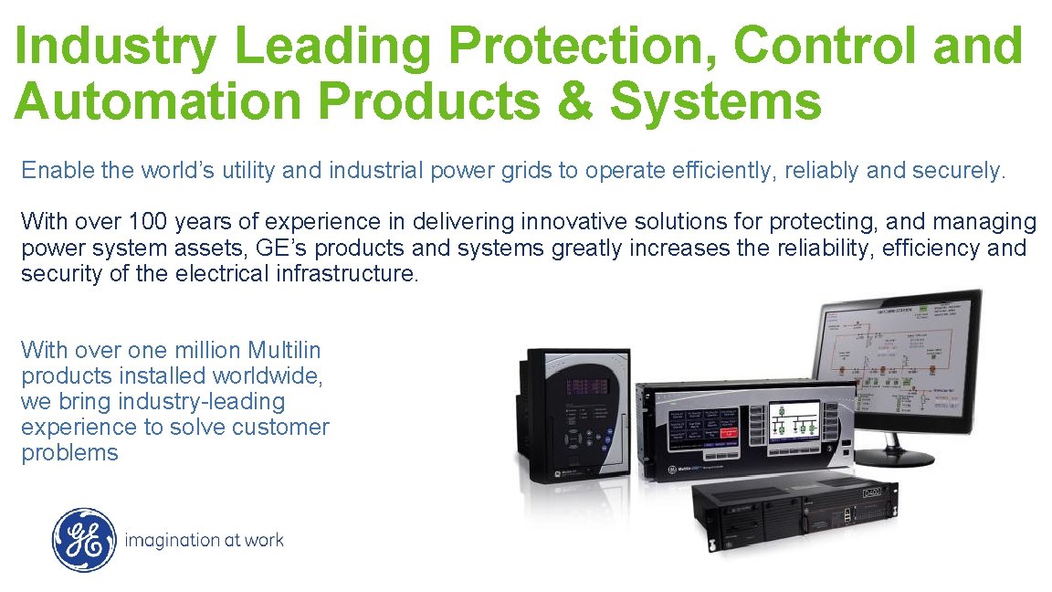 Industry Leading Protection Control and Automation Products Systems
