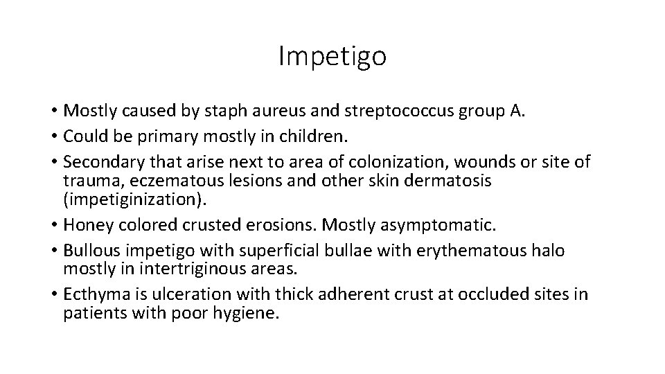 Common Cutaneous Infections and Infestations Mohammed AlHaddab MD