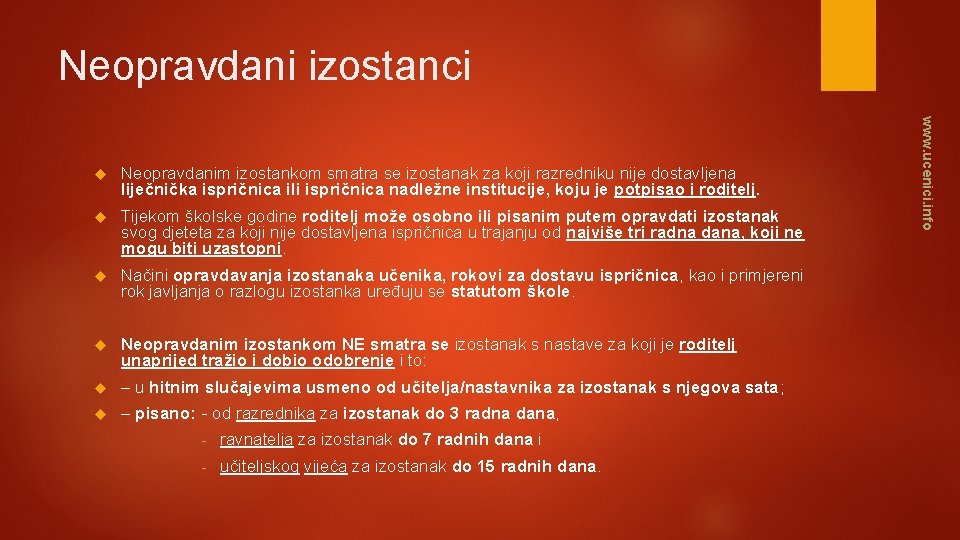 Pravilnik o kriterijima za izricanje pedagokih mjera OSNOVNA