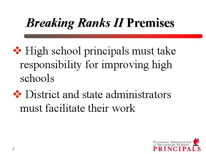 Breaking Ranks II Leading and Supporting High School