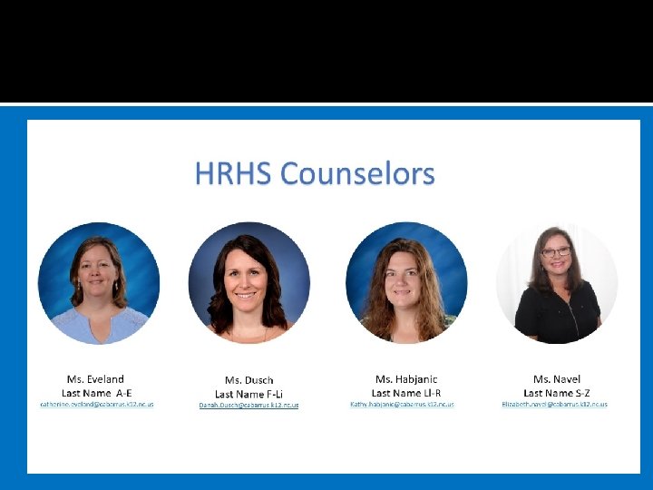 Welcome Class of 2025 Hickory Ridge High School