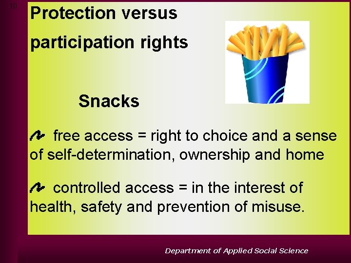 Food for Thought and Intersectionality Opportunities and Challenges