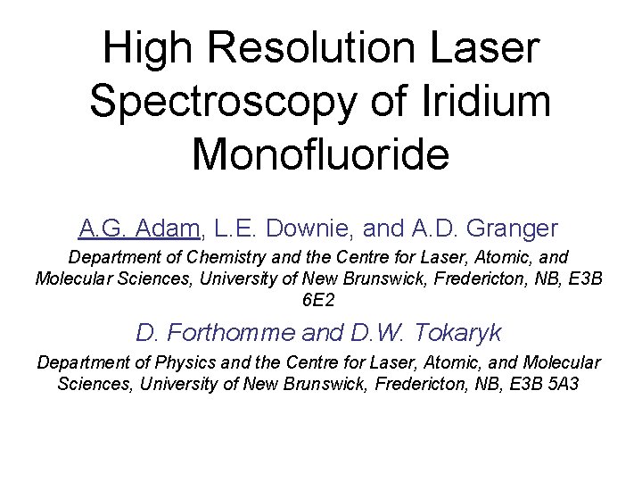 High Resolution Laser Spectroscopy of Iridium Monofluoride A