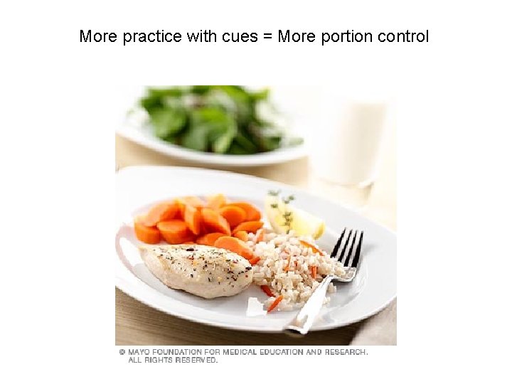 Portion versus serving size Daily recommended serving size