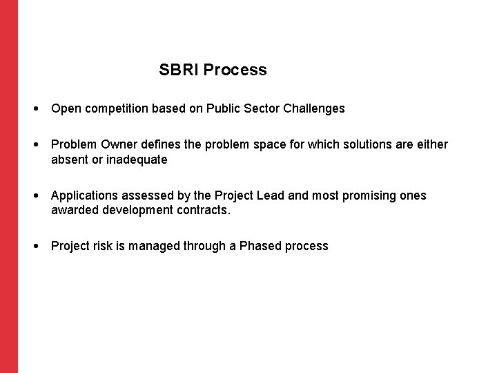 SBRI Collaborative RD Gareth Browning SBRI in Wales