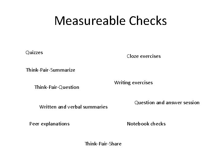 Daily Informal Assessment and how it works Formative