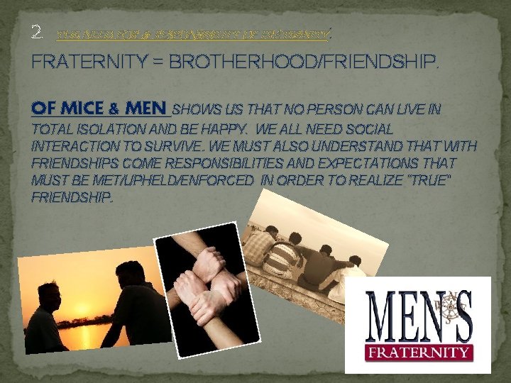 OF MICE MEN A Novella by John Steinbeck