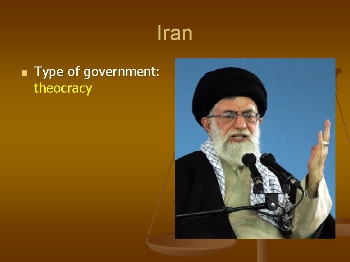 The Structures of Governments in the Middle East