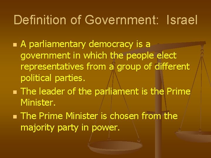 The Structures of Governments in the Middle East