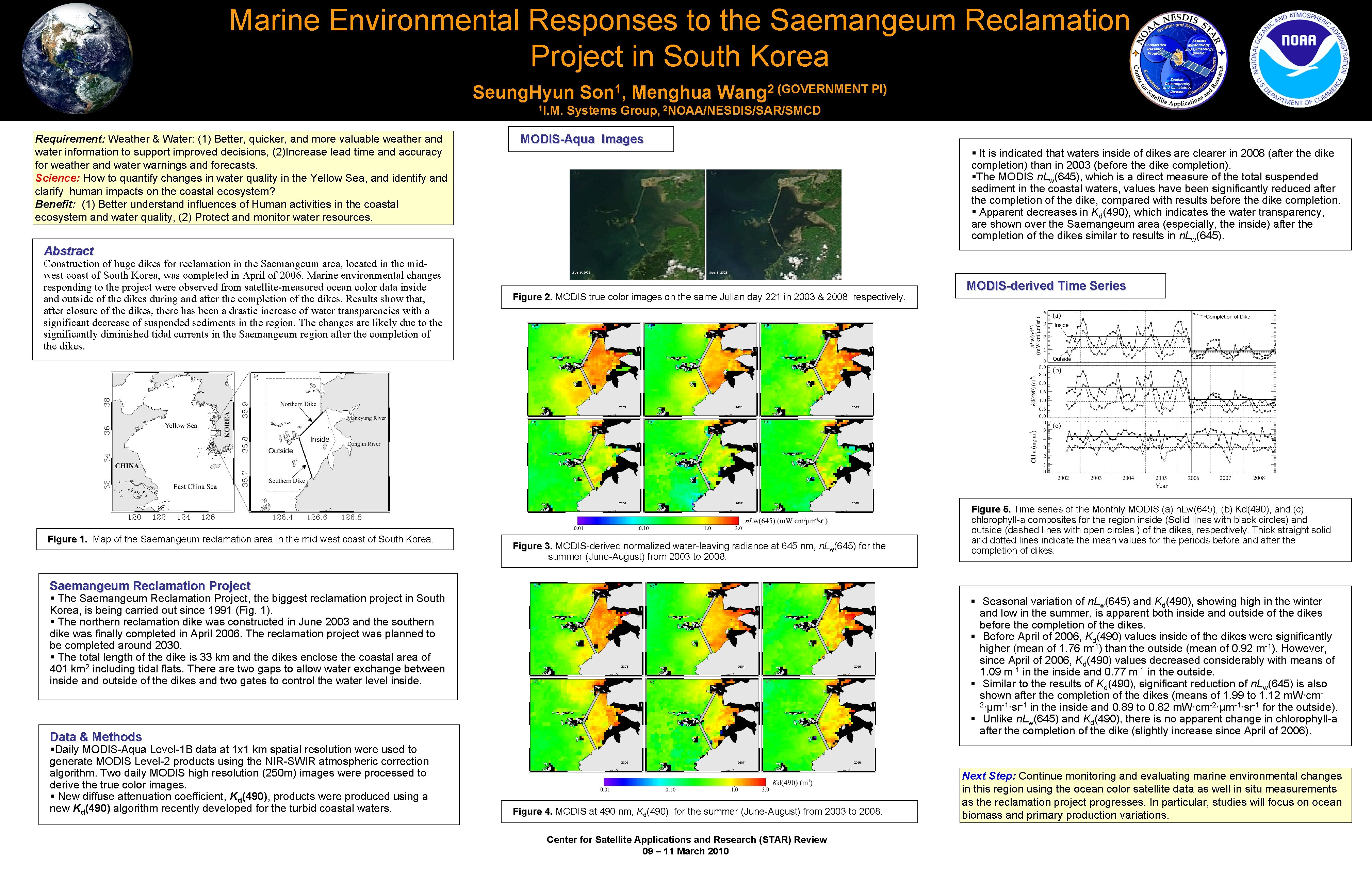 Marine Environmental Responses to the Saemangeum Reclamation Project
