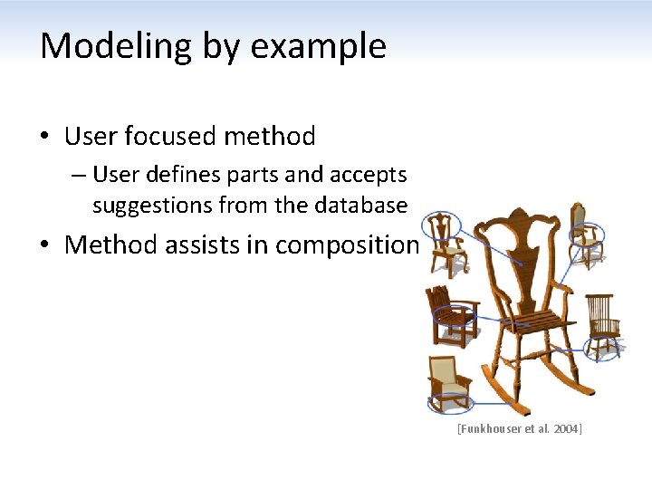 StructureAware Shape Processing Part III Example Applications Martin