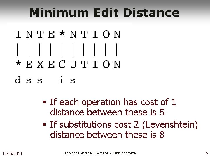 Natural Language Processing Lecture 4 Modified Jim Martin