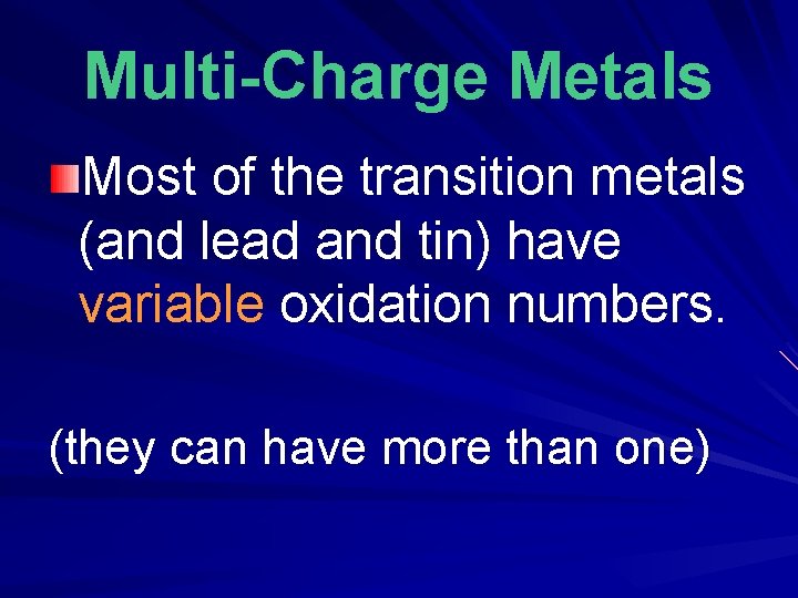 Names Formulas Nomenclature Anatomy of a Chemical Formula
