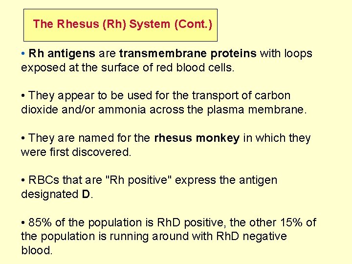 The Blood Group Systems Inheritance and Genetics Of