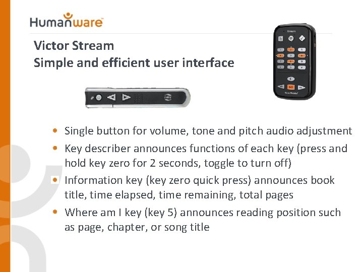 Books in your Pocket The New Victor Stream