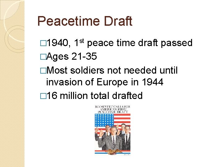 Americas Home Front WWII But there is one