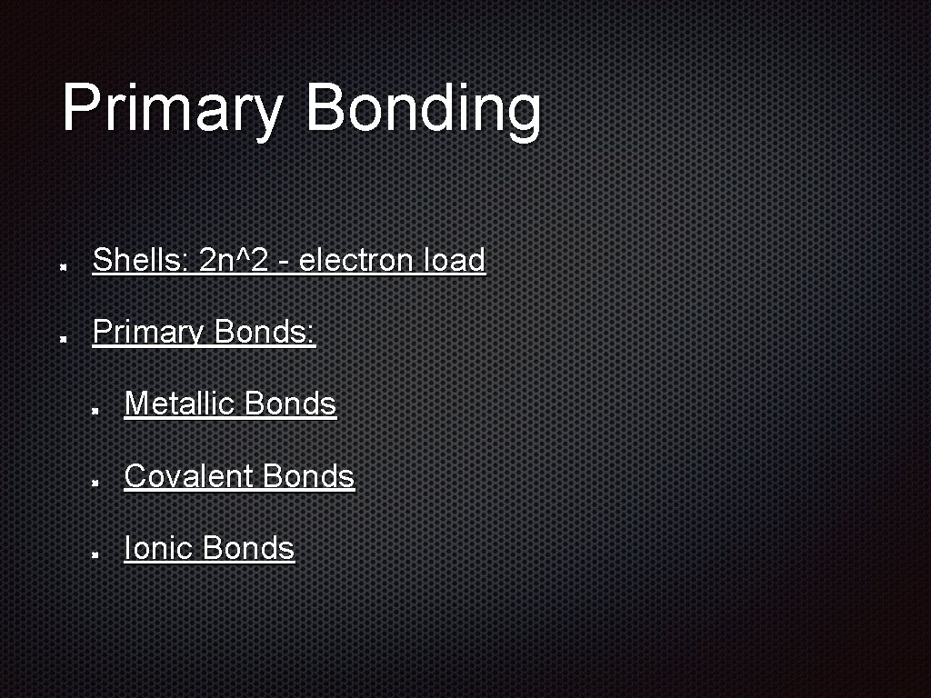 Structure of Matter Mr Ammerman Types of Materials