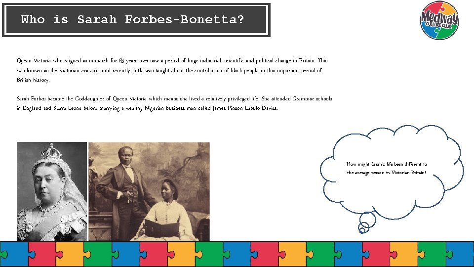 Sarah ForbesBonetta An African Princess Label the map