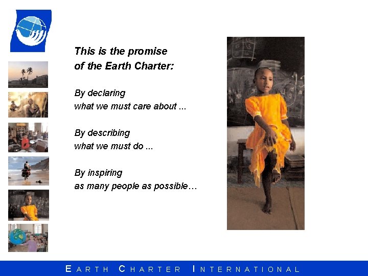 Introducing The Earth Charter Values and Principles for