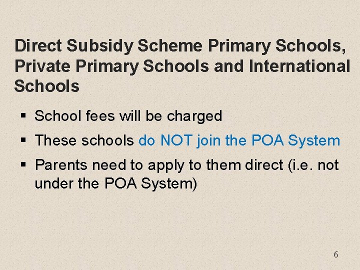 Primary One Admission 2021 for parents of NonChinese
