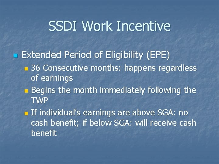 Benefits Transition Overview of SSI vs SSDI Medicaid
