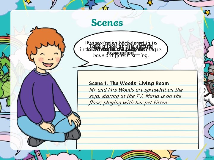 Characters Before you usually begin writing your a